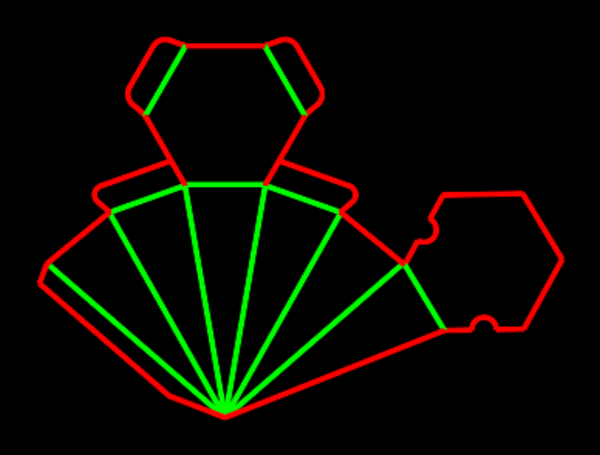 Dielines | Angled boxes | becf-12902