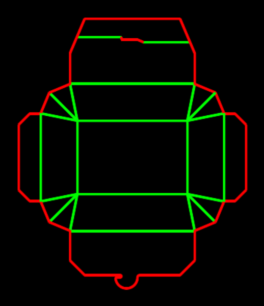 Dielines | Food boxes | becf-12017